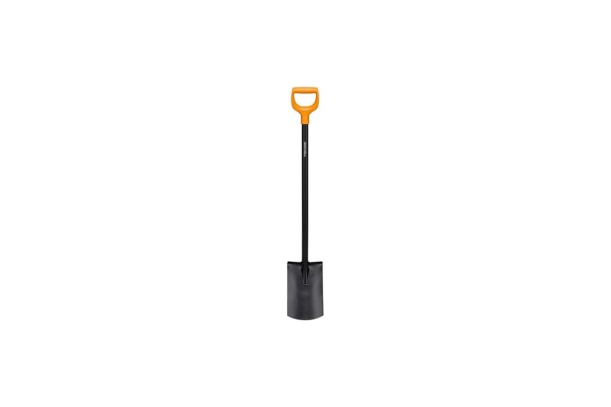 Штыковая лопата с закругленным лезвием Fiskars Solid 1066717: цена, описание, характеристики ...