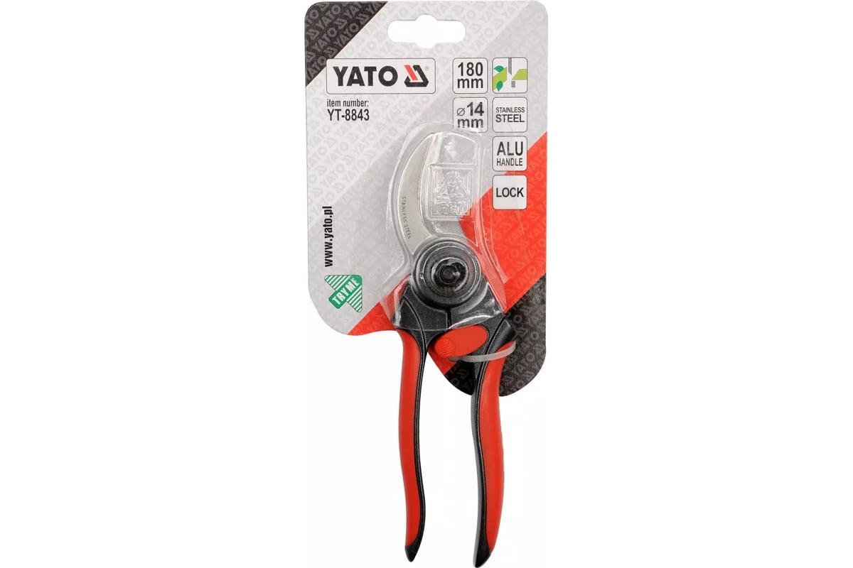 Универсальный секатор YATO 180 мм YT-8843 - выгодная цена, отзывы ...