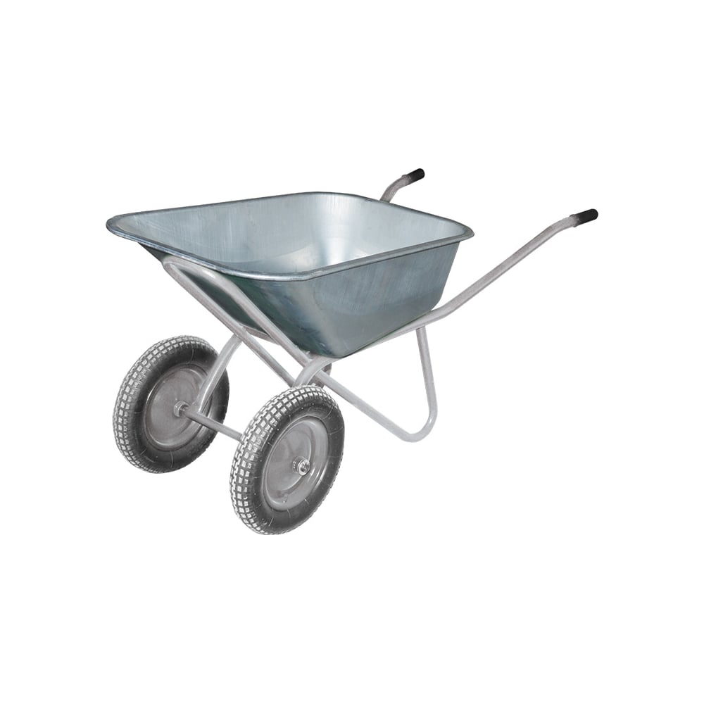 Тачка (2-колесная, усиленное корыто, оцинкованное, 1мм, 70л) Biber ...