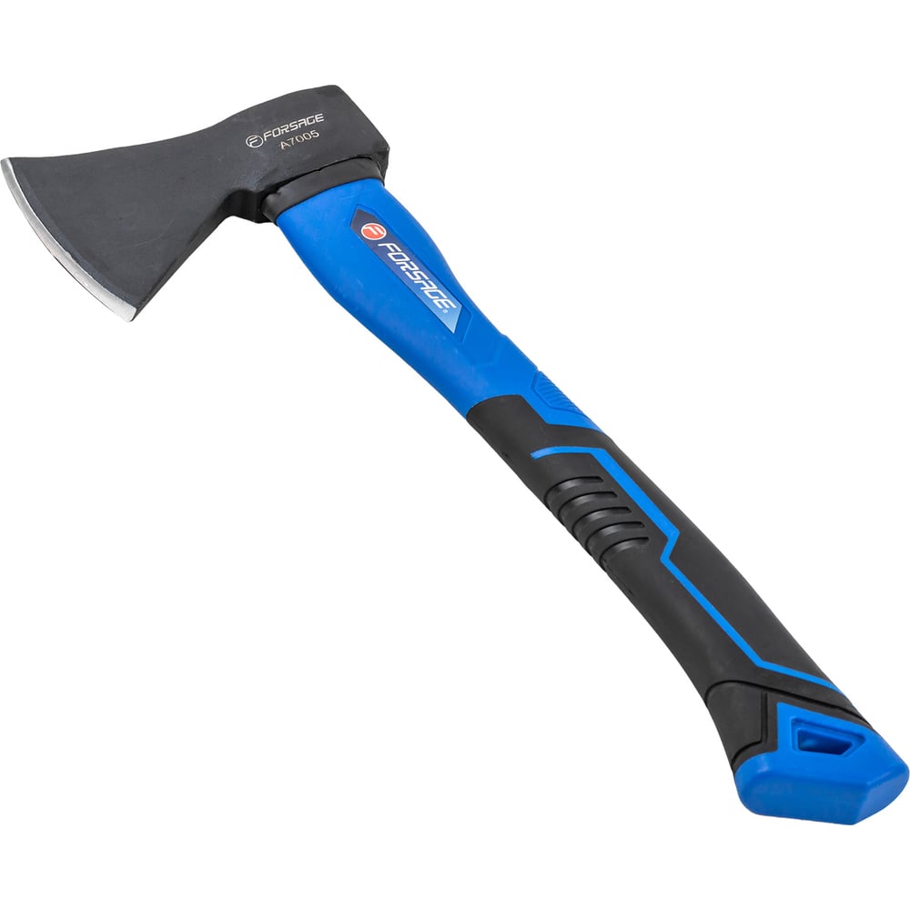 Топор Forsage с фибергласовой ручкой и резиновой противоскользящей ...