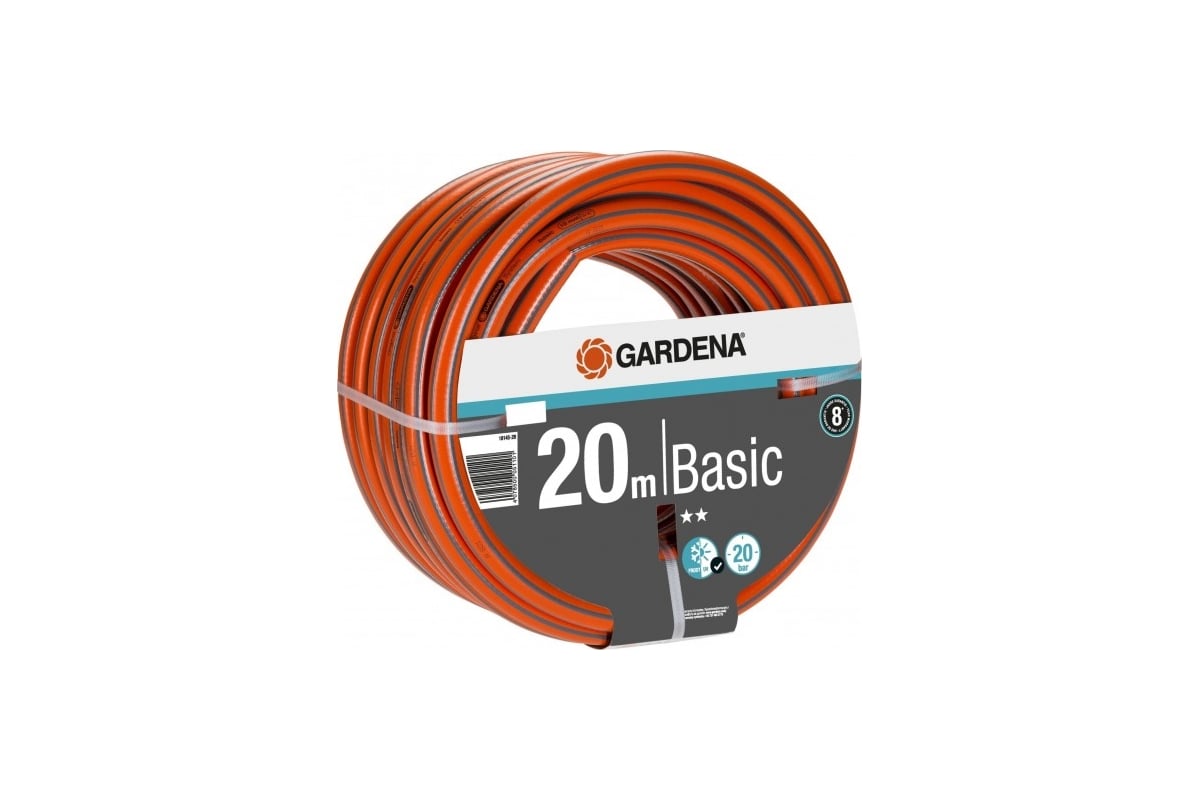 Шланг Gardena Basic 1", 20 м 18146-29.000.00 - выгодная цена, отзывы ...