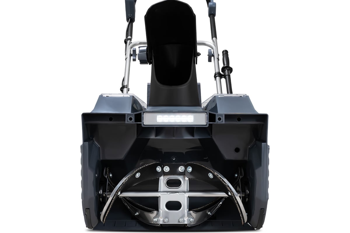 Аккумуляторный снегоуборщик Мобил К ca46 комфорт 2x20 вольт с аккумуляторами 4 ач и двойным ...