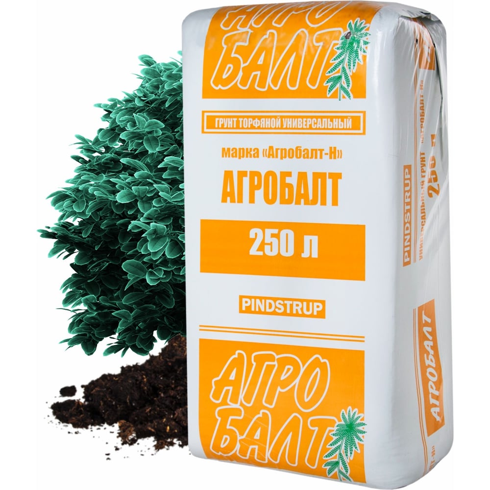 Грунт для рассады Агробалт торфянной нейтрализвоанный 250 л Н250 ...