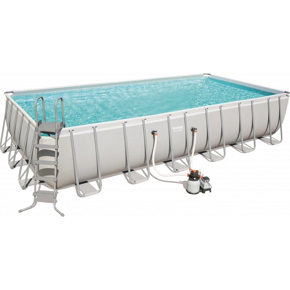 Каркасный прямоугольный бассейн Bestway 732х366х132см, 30045 л ...