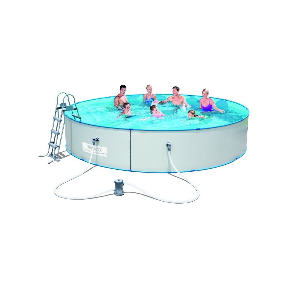 Стальной бассейн Bestway Hydrium Splasher Pool Set 460х90 см, 14110 л ...