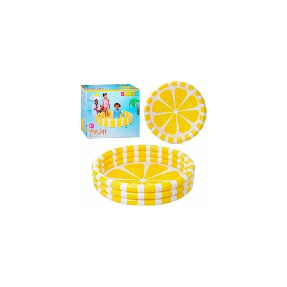 Надувной бассейн Intex Лимон 147x33 см, 330 л, от 2 лет 58432 ...