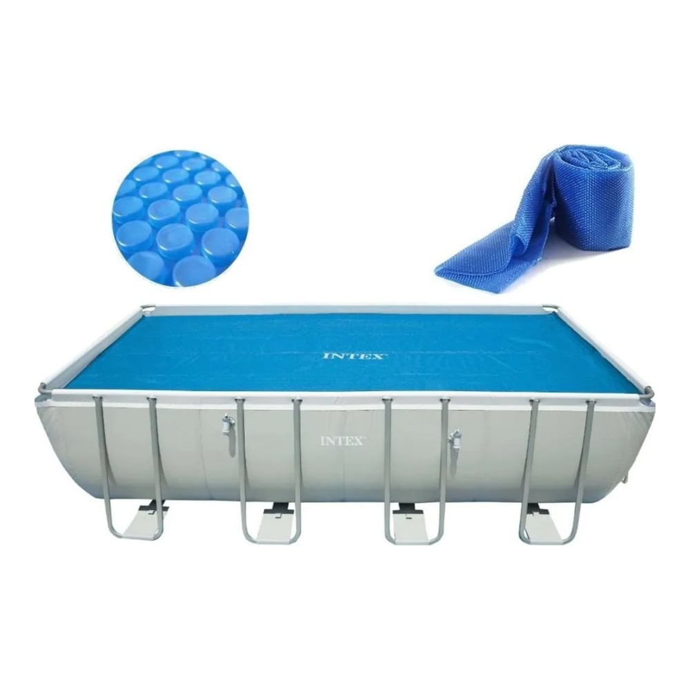 Солнечное покрывало для бассейна Intex Rectangular Frame 975x488 см ...