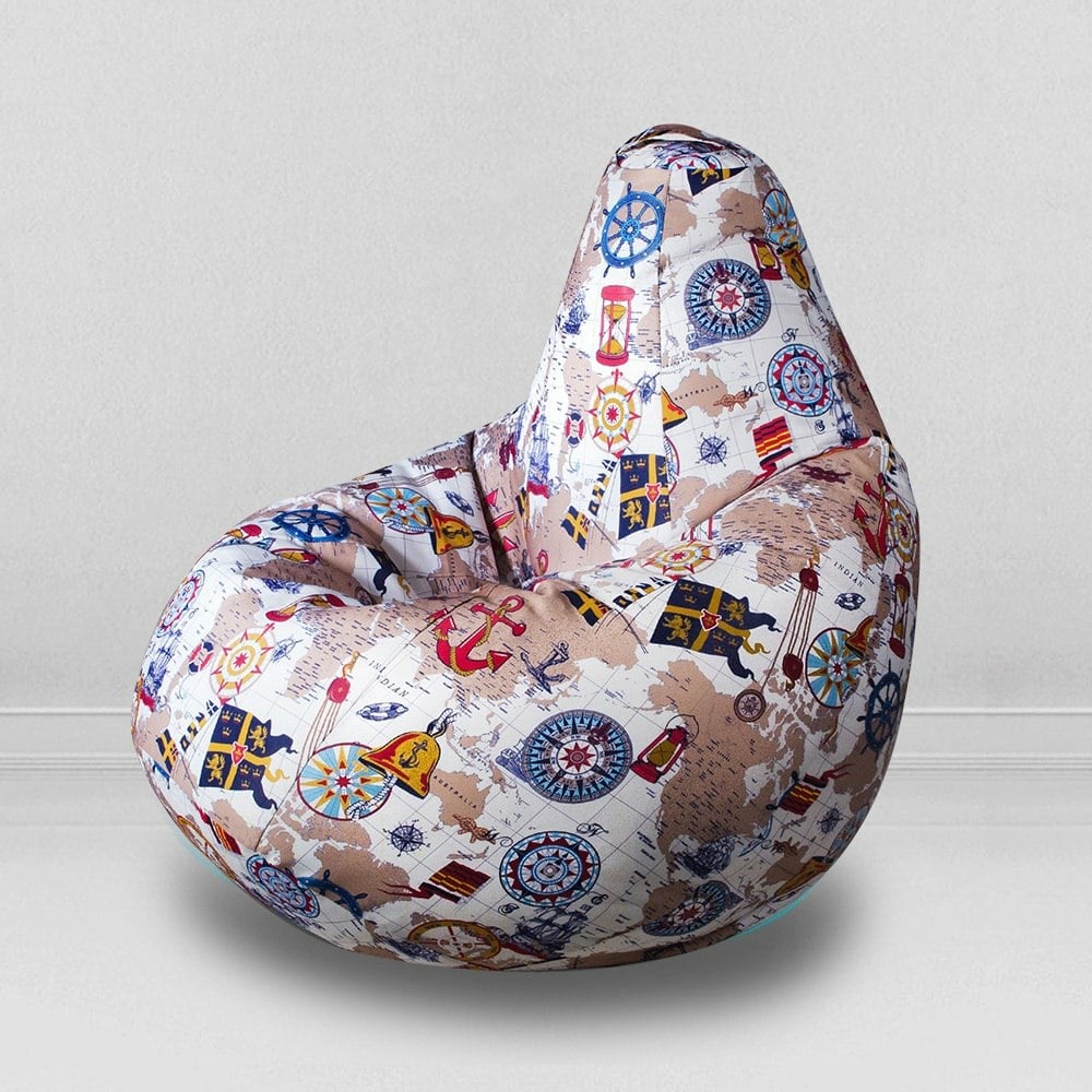 Мешок для сидения Mypuff Карта груша размер Компакт L bm_317 - выгодная цена, отзывы ...