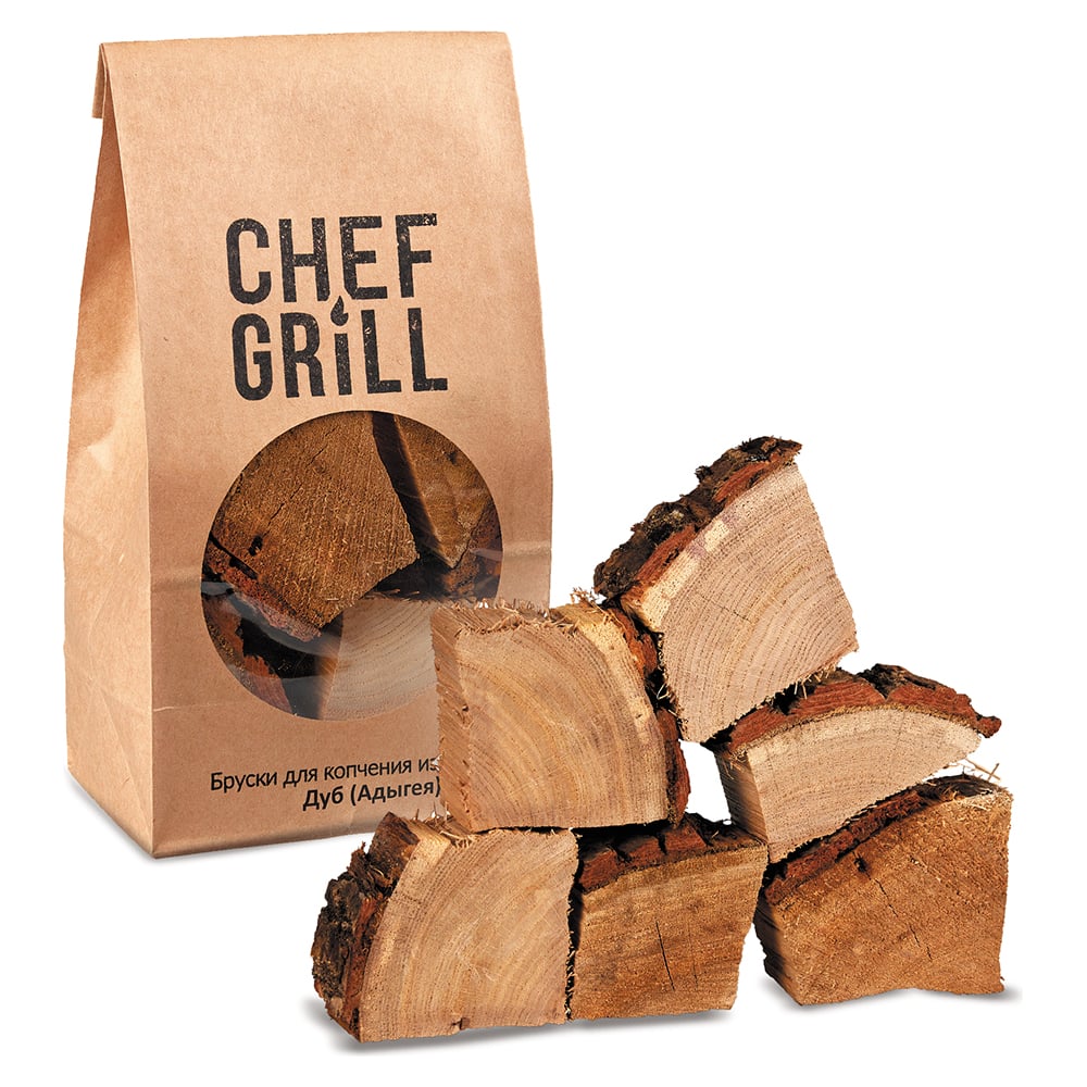 Бруски для копчения CHEF-GRILL ДУБ ЭДБКД - выгодная цена, отзывы ...