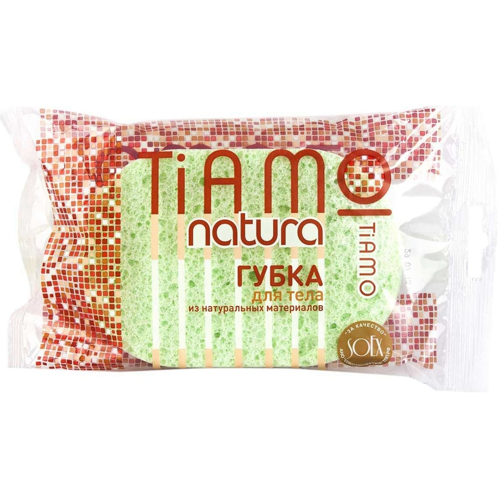 Губка для тела TIAMO Natura ОВАЛ целлюлоза 7690 - выгодная цена, отзывы ...