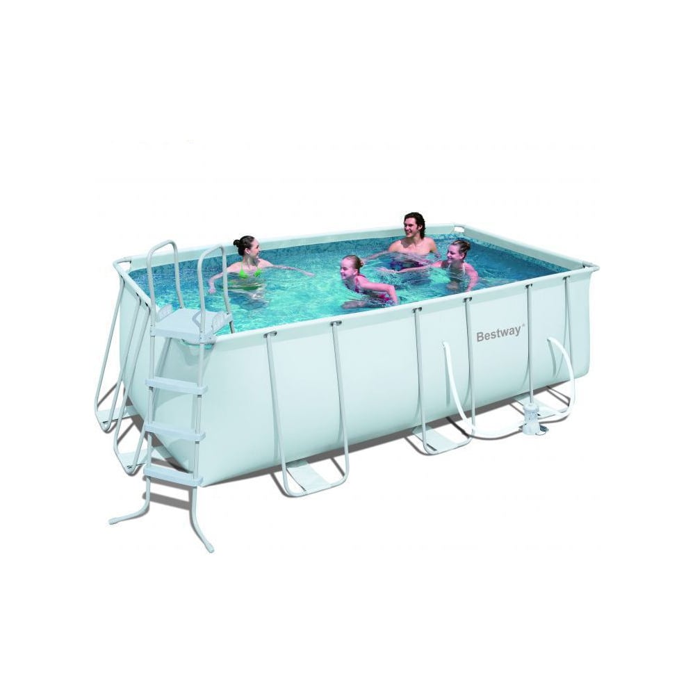 Бассейн каркасный BestWay 412х201х122см металлический 56241 BW для сада ...