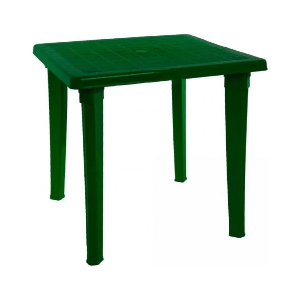 Пластиковый стол Garden Story квадратный, темно-зеленый СП-МТ008 ...