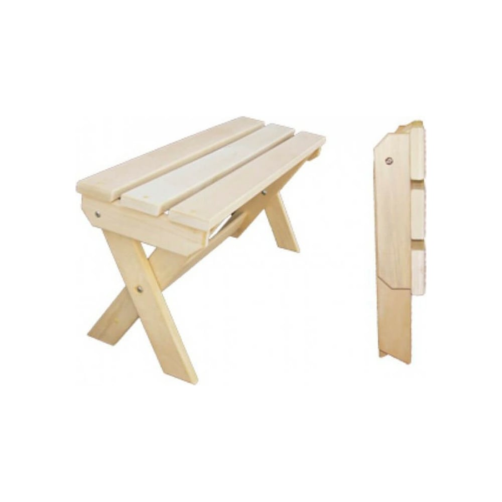 Складная лавка Банная линия 120x33x44 см, липа 12-791 - выгодная цена ...