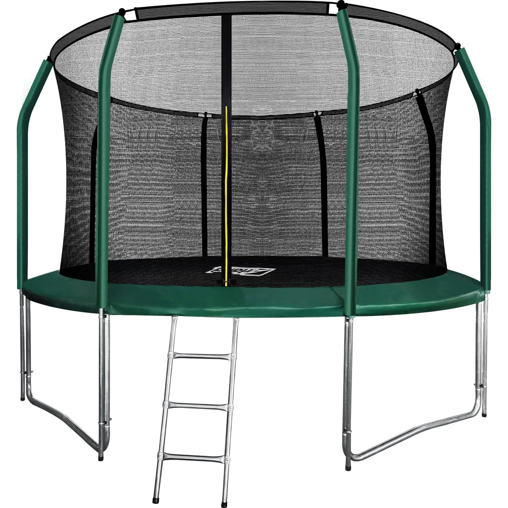 Батут с внутренней страховочной сеткой и лестницей Arland 12FT ARL-TP ...