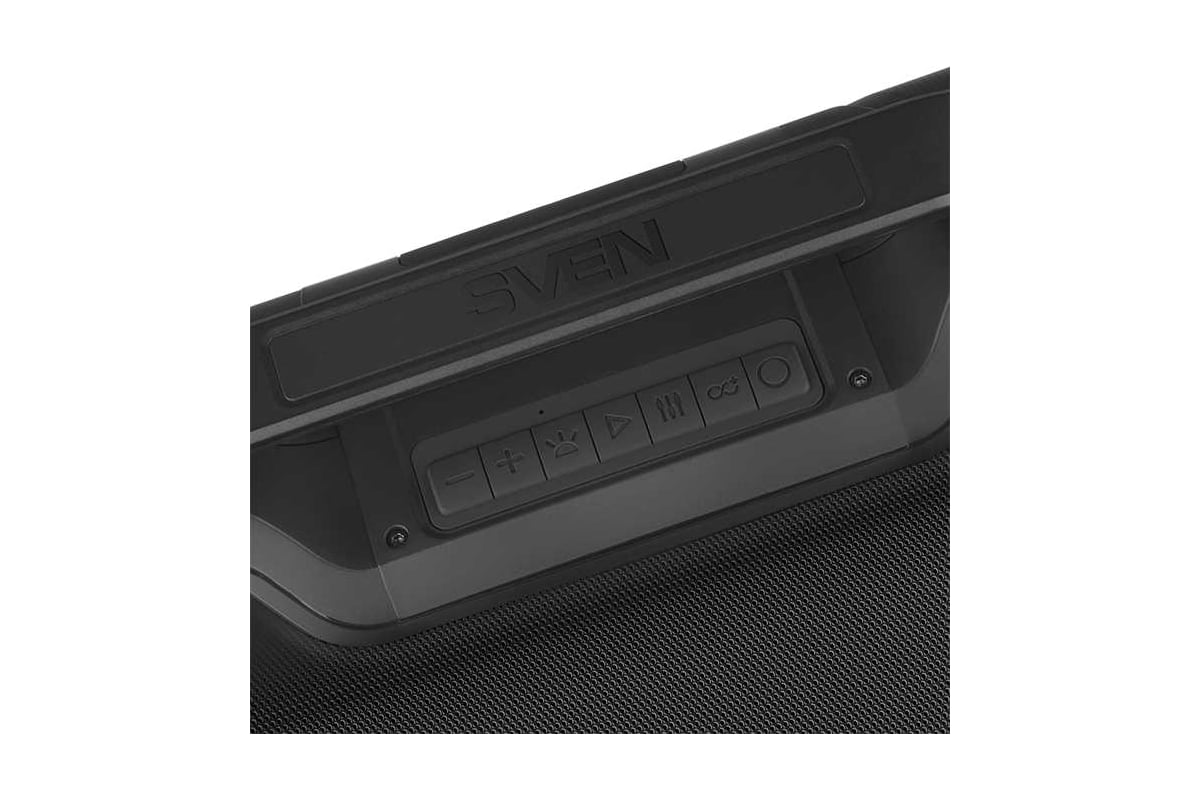 Портативная колонка SVEN АС PS-390 черная, 50 Вт, Waterproof (IPx5 ...