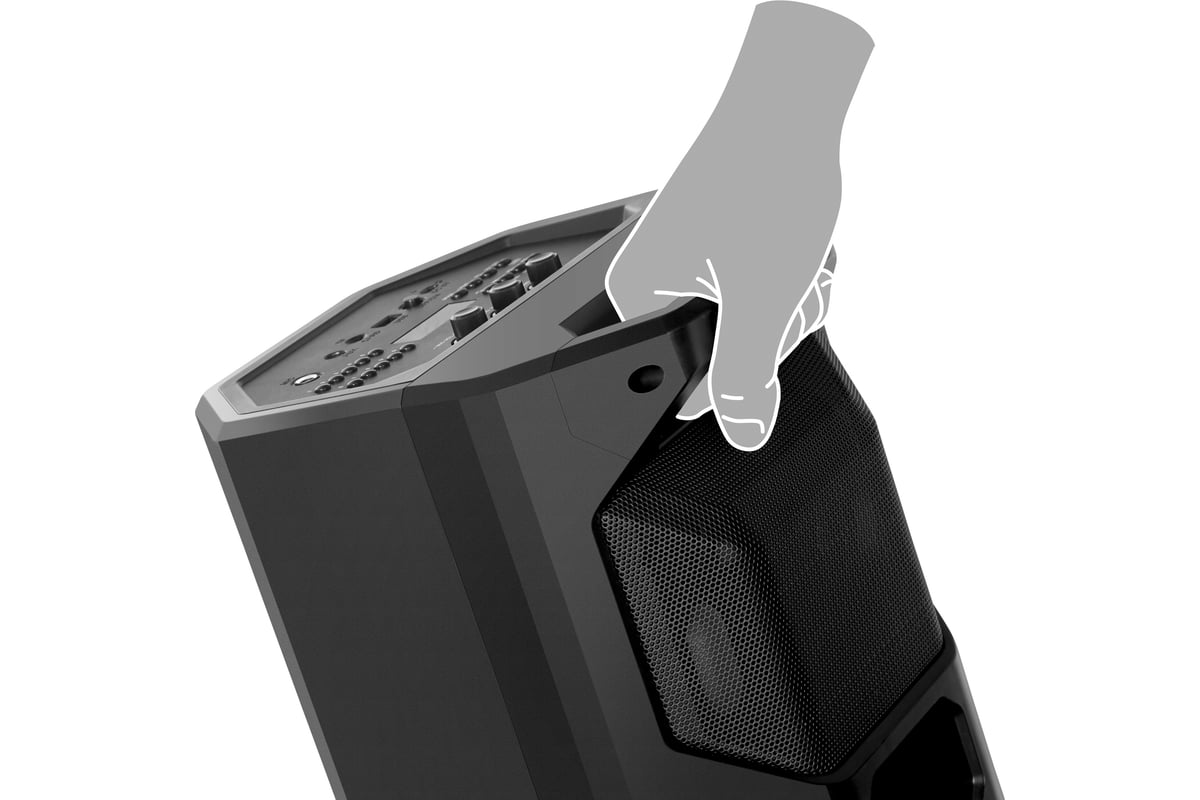 Портативная колонка SVEN АС PS-600 черная, 50 Вт, TWS, Bluetooth, FM ...