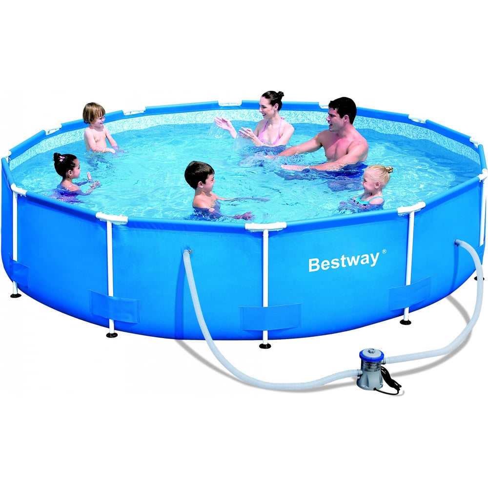 Бассейн каркасный BestWay 305х76см 56408 BW для сада и дачи: цена от ...
