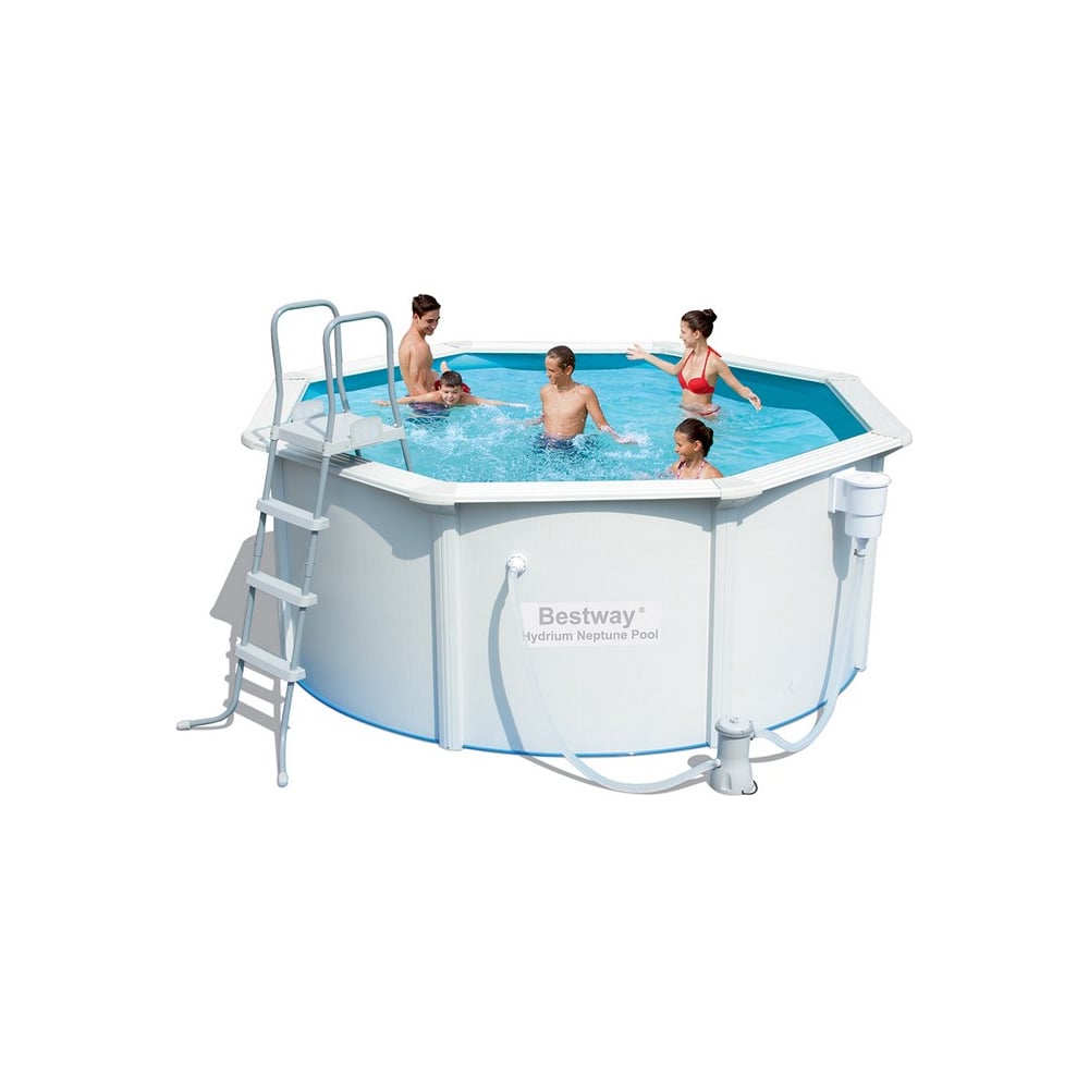 Бассейн BestWay Hydrium Pool Set 360х120см стальной 56571 BW для сада и ...