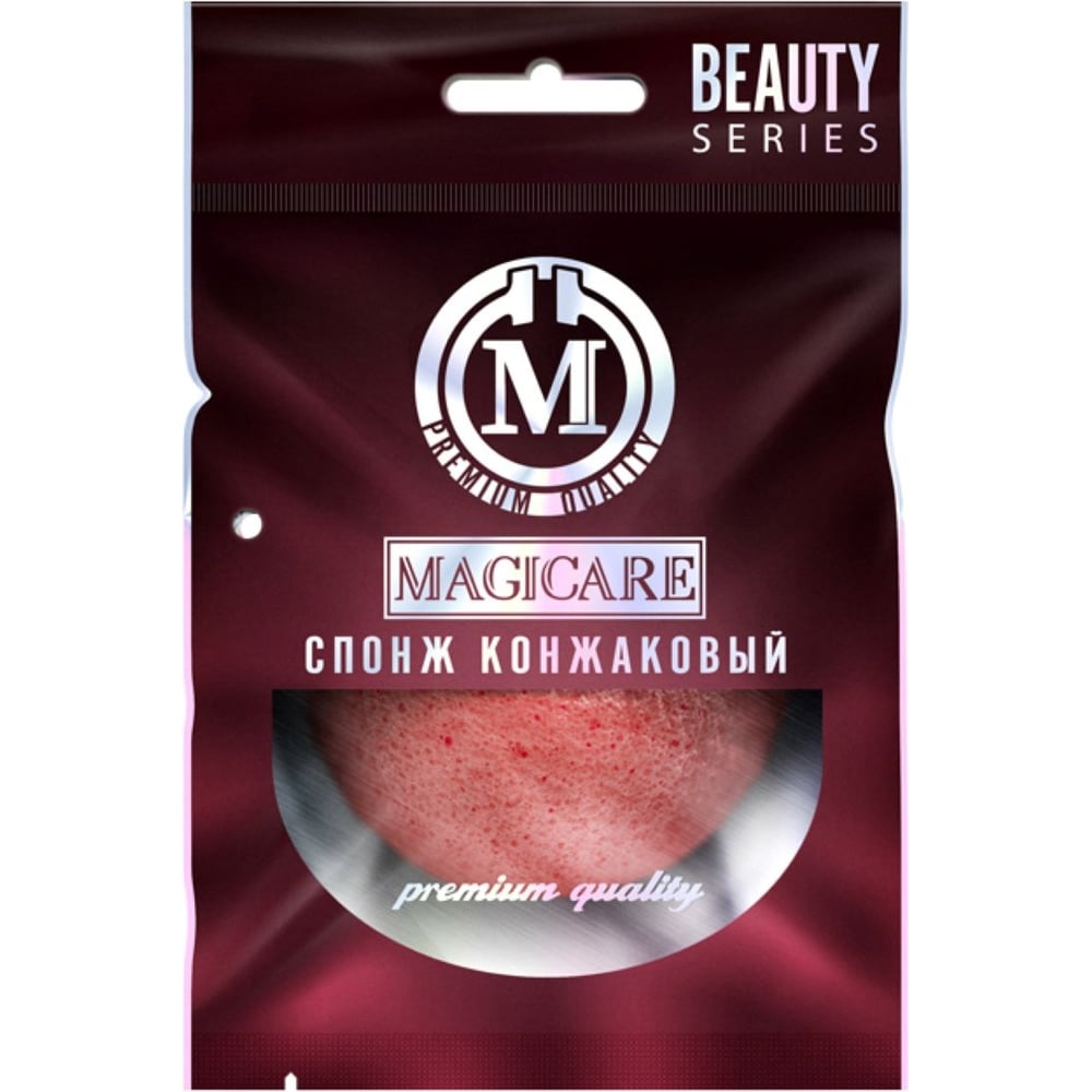 Конжаковый спонж MAGICARE 5.5x2.5 см, 1 шт. 4004-003 - выгодная цена ...