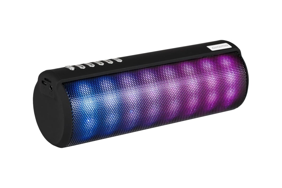 Портативная колонка DIGMA S-32 черный, 6W, 1.0 BT, 2000 mAh SP326B ...