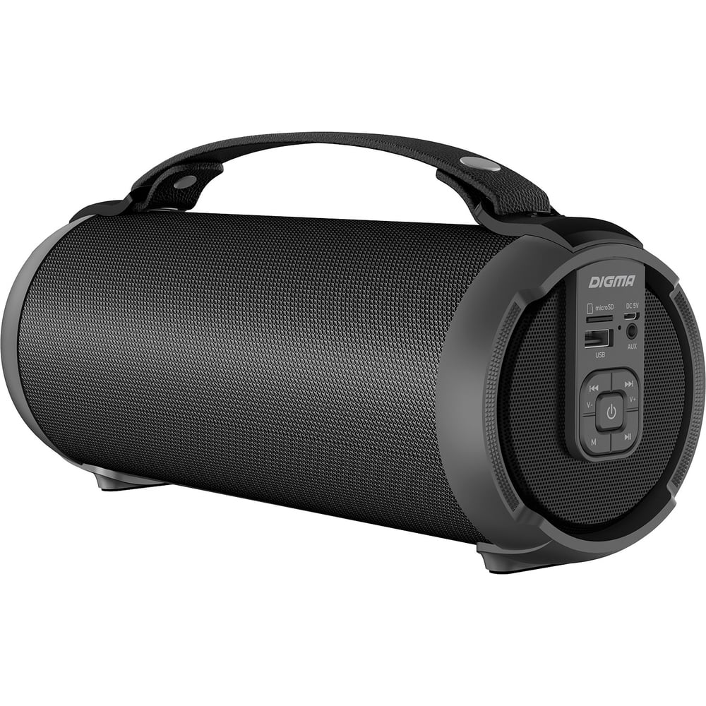 Портативная колонка DIGMA D-PS1520 черный/черный 16W 1.0 BT 10 м 1500 mAh SP1520B 1690600 ...