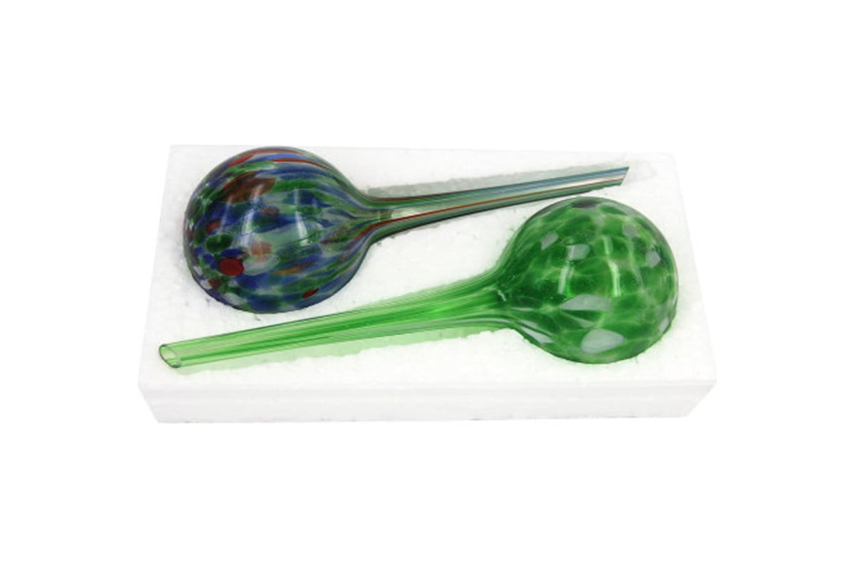 Колба для автополива MasterProf малая Aqua Globes 7.5 x 20 см, 2 шт. HS.110023 - выгодная цена ...