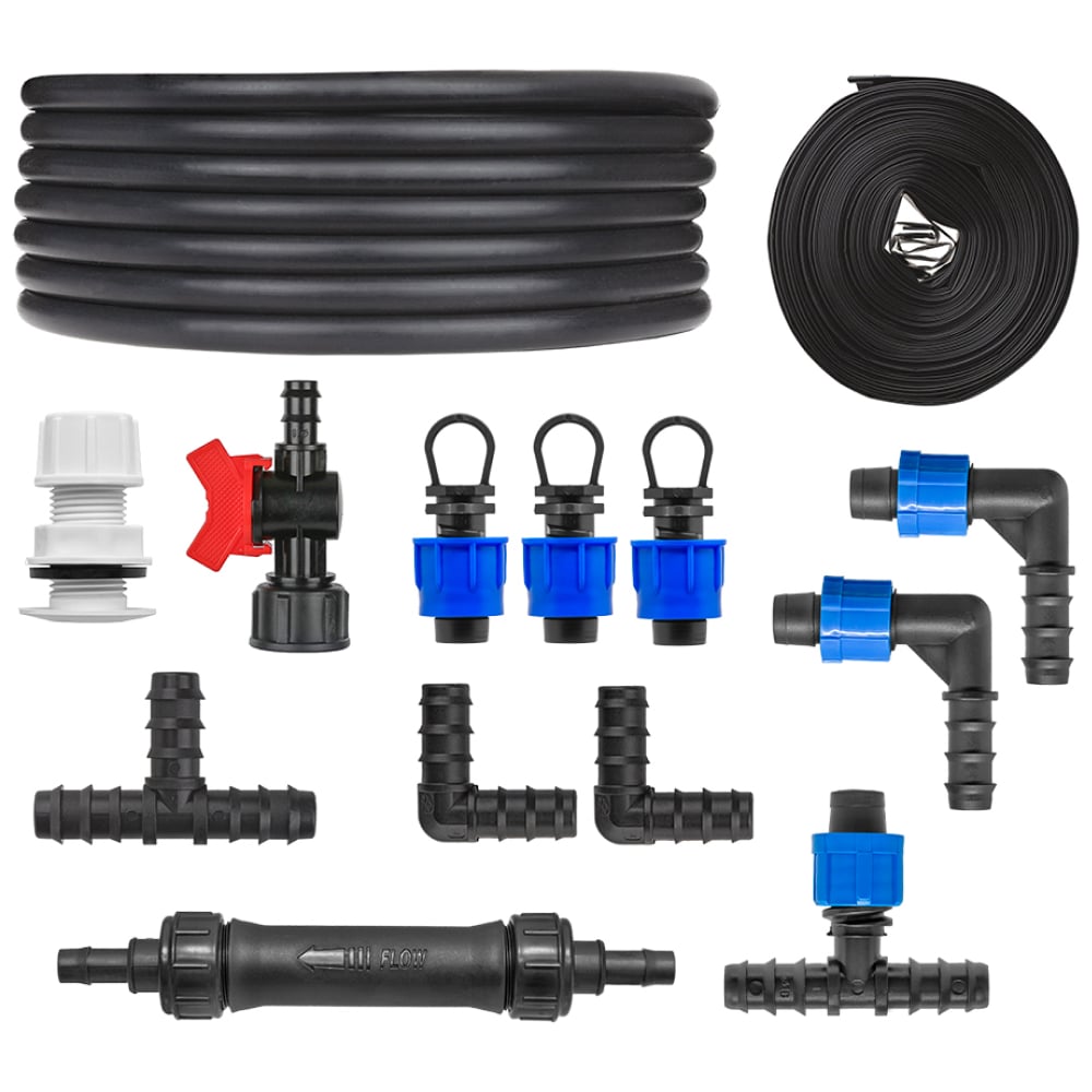 Набор капельного полива MasterProf ленточный, 120 растений ДС.071807 - выгодная цена, отзывы ...