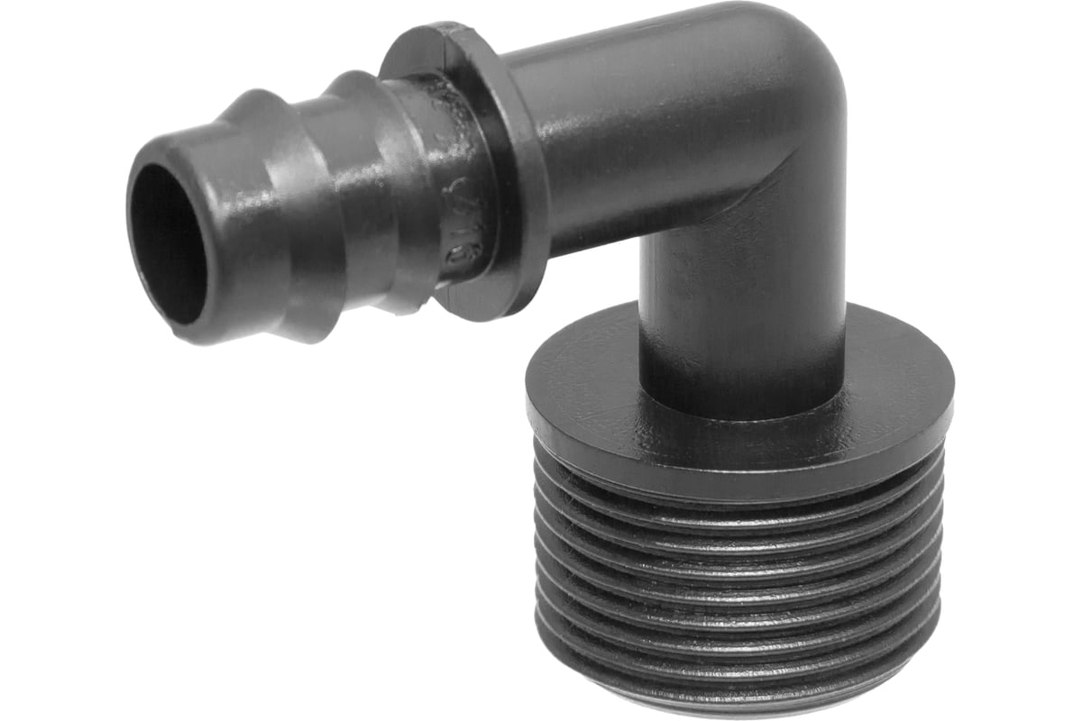 Уголок для трубки капельного полива MasterProf 16 мм х 3/4" н, 2 шт ДС ...