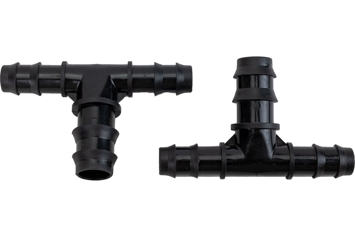 Пластиковый тройник для капельной трубки 16мм х 19мм х 16мм Профитт 2 ...