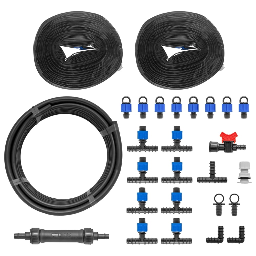 Капельный полив для теплицы 80 м2 MasterProf набор для картошки, 400 растений ДС.071651 ...