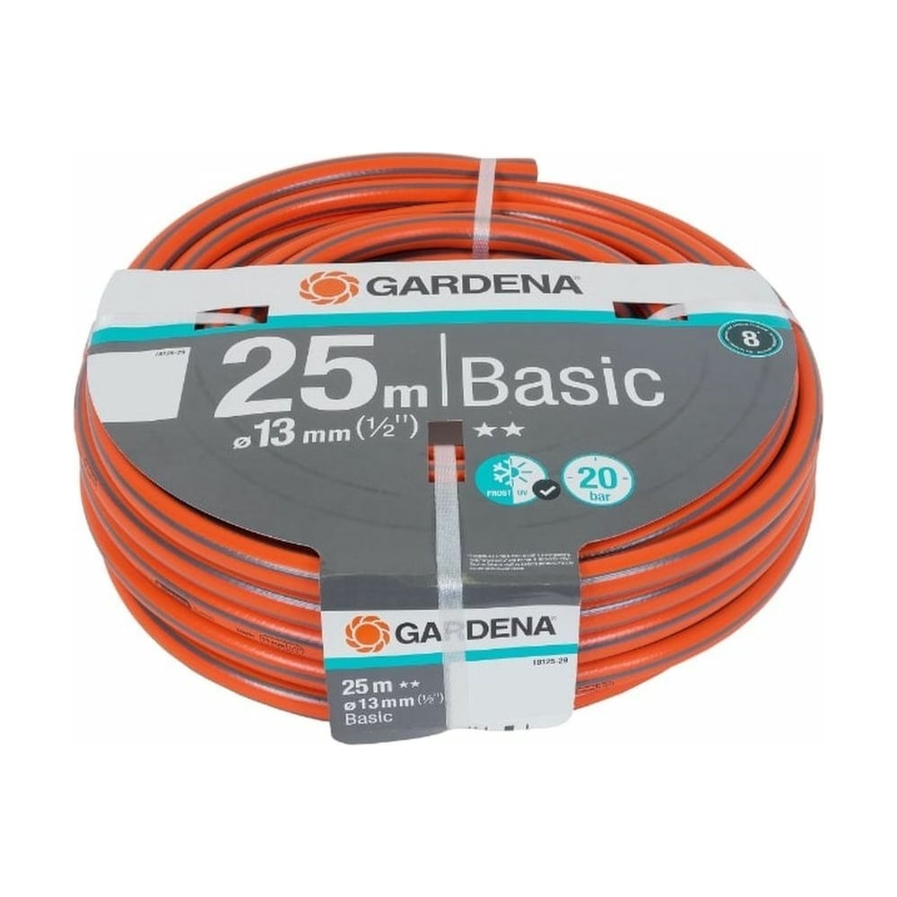 Шланг Gardena Basic 13 мм (1/2"), 25 м 18125-29.000.00 - выгодная цена ...