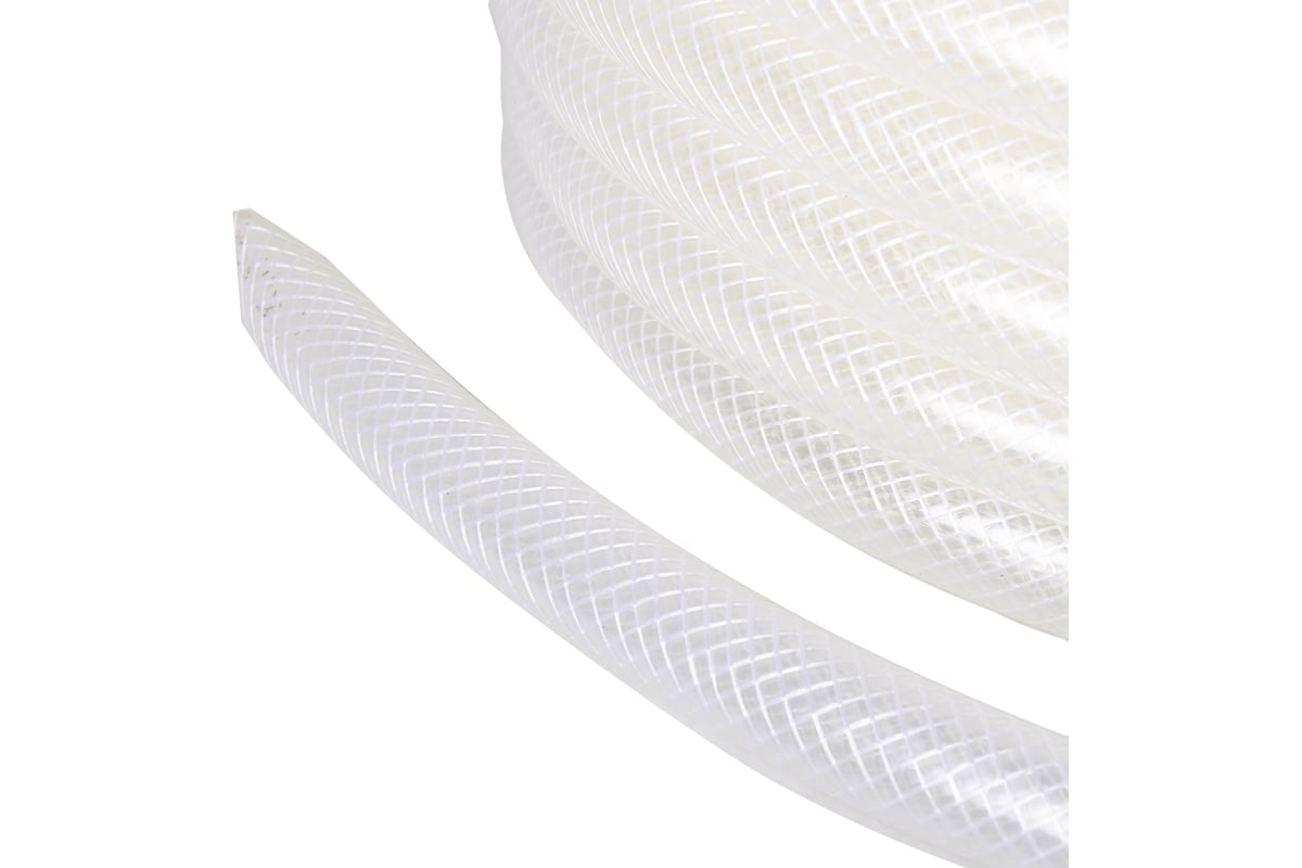 Армированный поливочный шланг Вихрь трёхслойный силикон 3 4 50 м прозрачный 73 7 2 32