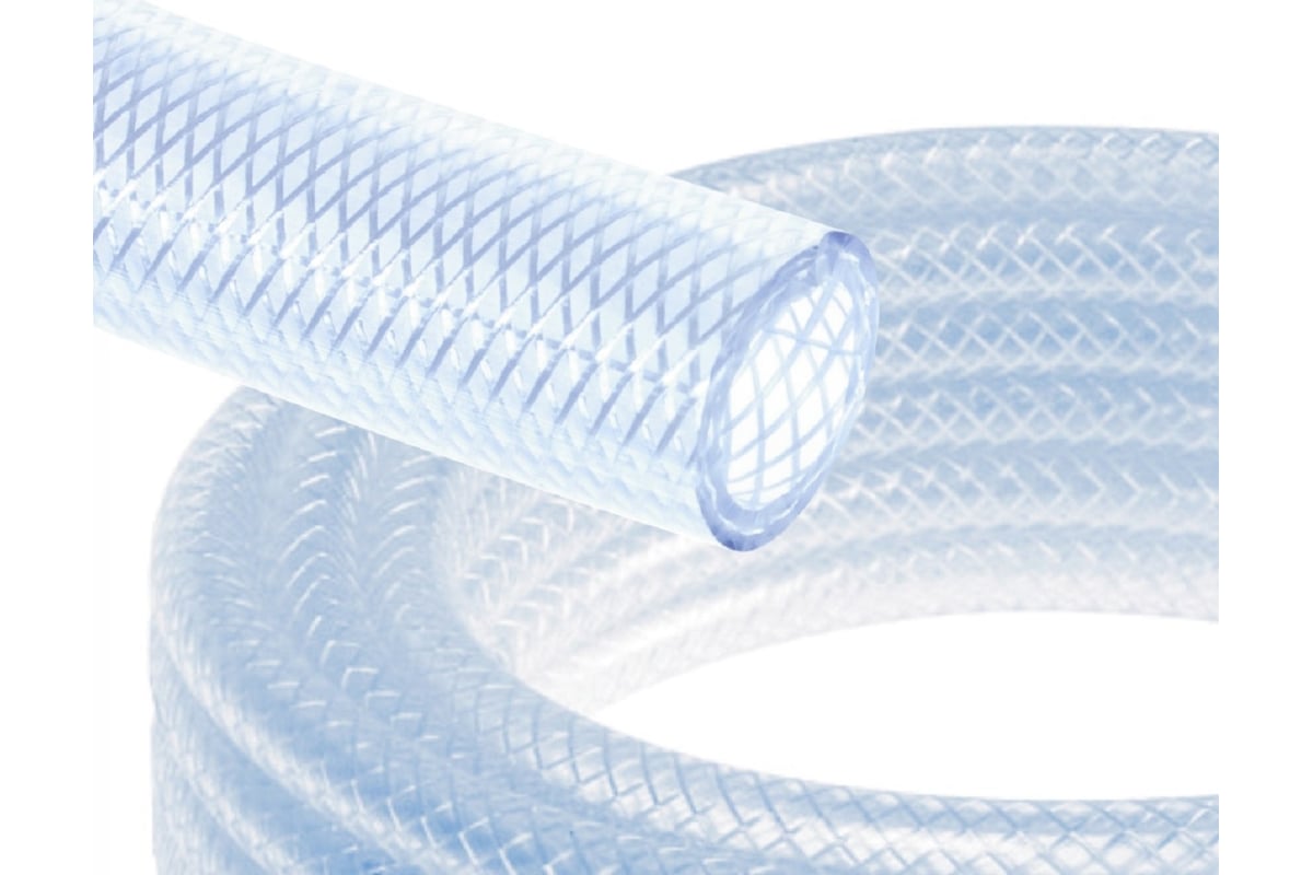 Поливочный 3 слойный армированный шланг Zolder ПВХ Силикон морозостойкий прозрачный 3 4 25 м