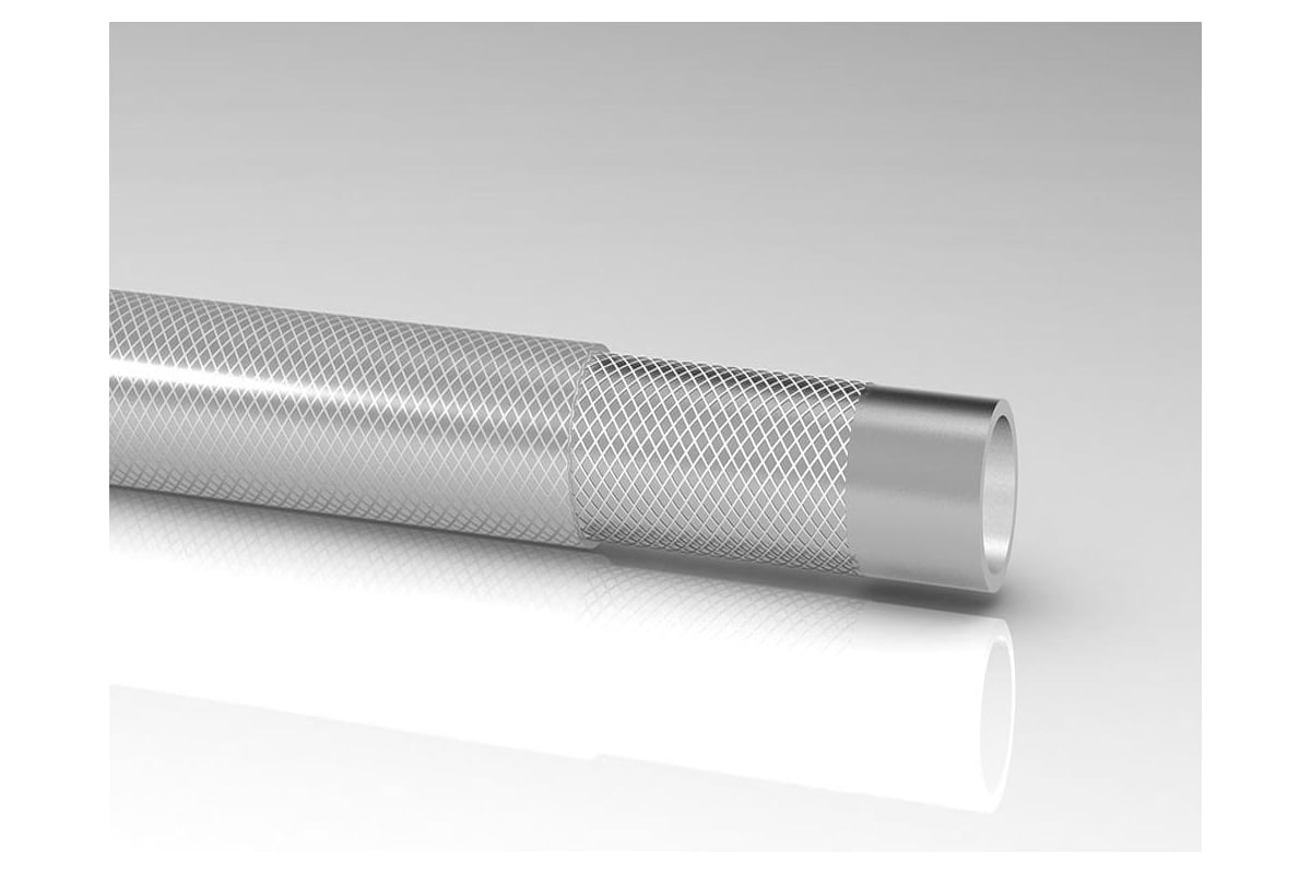 Напорный поливочный пищевой шланг Holzer Flexo 3/4'', прозрачный, 5 м ...
