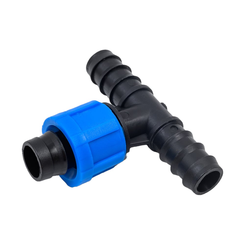 Тройник переходной с ленты капельного полива на капельную трубку MasterProf 16 мм ДС.060092.ИМ ...