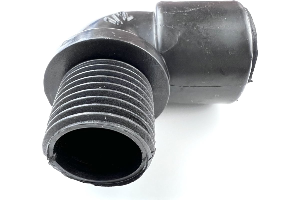 Пластиковый угол Профитт нр 1/2" - вр 1/2" чёрный 1893508 - выгодная ...