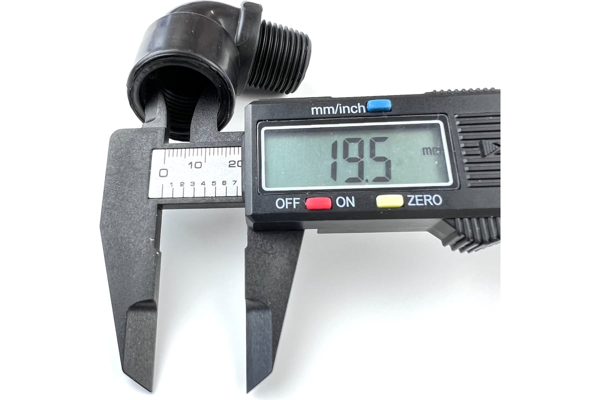 Пластиковый угол Профитт нр 1/2" - вр 1/2" чёрный 1893508 - выгодная ...