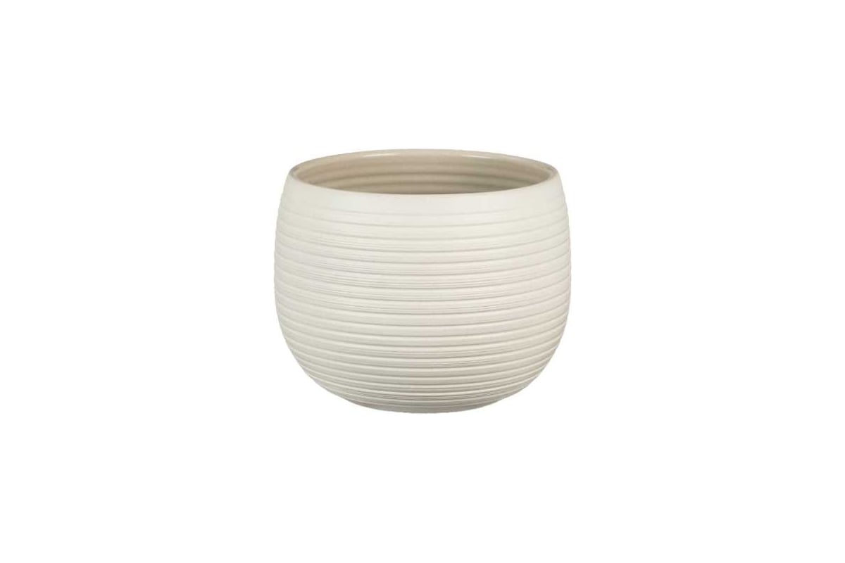 Кашпо Scheurich 744 керамика, Cream Stone, d16 см, кремовый 068884 ...