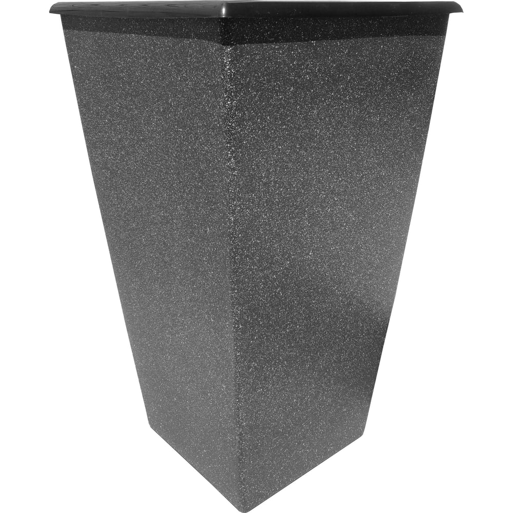 Горшок для цветов Тек-А-Тек Carre 26x26 см, 19л(10,5л) серебряный дождь ...