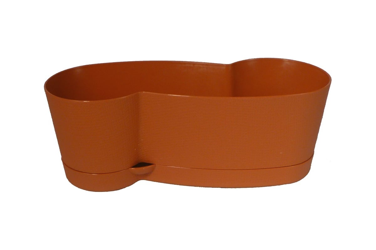 Горшок для цветов с поддоном Тек-А-Тек Le Parterre d=30, 2л, терракот ...
