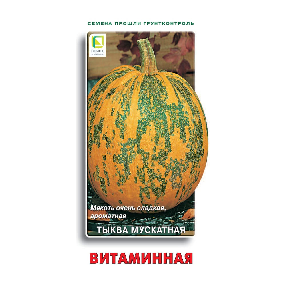 Тыква мускатная Агрохолдинг ПОИСК Витаминная 10шт ЧБ 715679 - выгодная ...