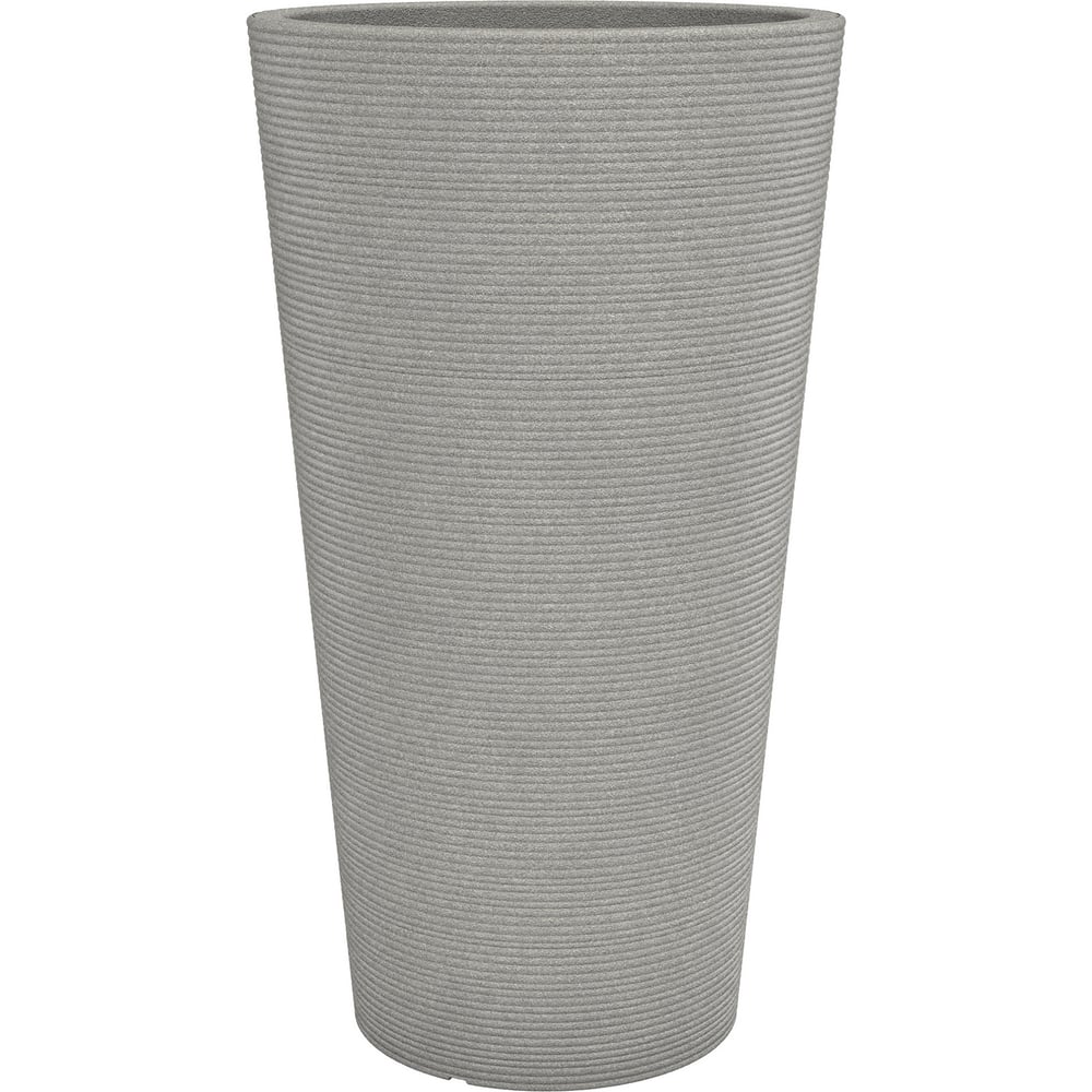 Пластиковый горшок Scheurich Coneo High декор Taupe-Granit форма 243 39х70 см, серый 58465 ...