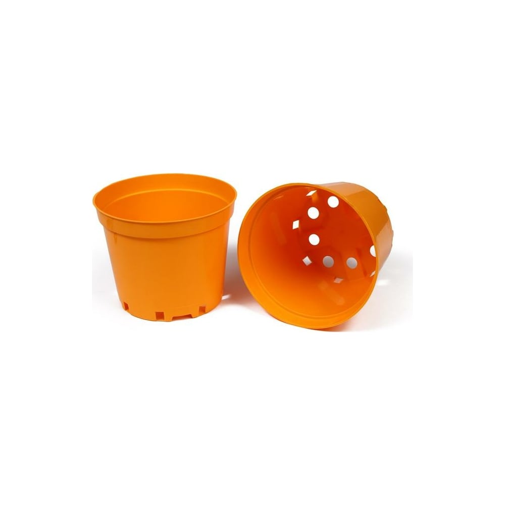 Горшок для рассады Greengo круглый, 5 л, 22x18 см, желтый 7049579 ...