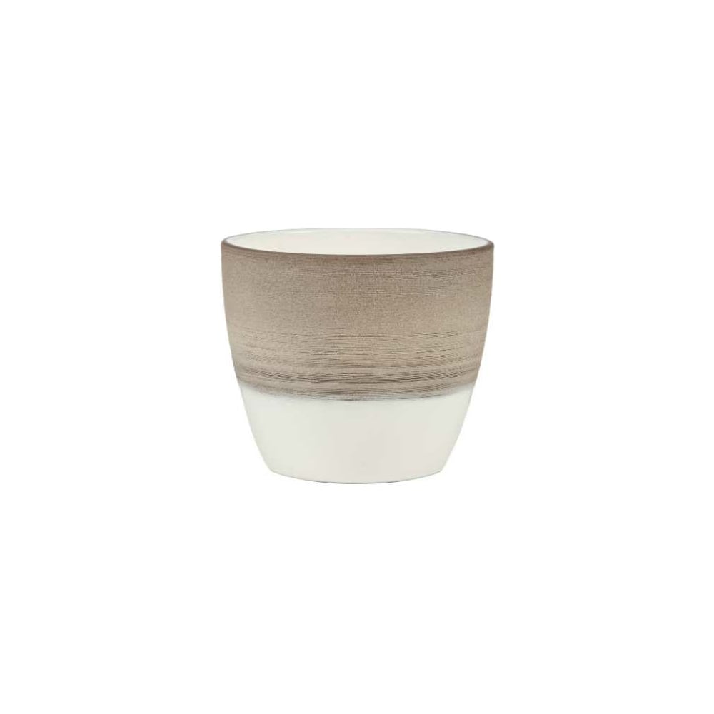 Кашпо Scheurich 950 Espresso Cream диам. 14 см, керамика, кофе/крем ...