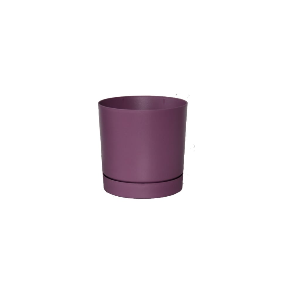 Кашпо Prosperplast DPOP150-4985U TUBO P прикреплен поддон, d 14.8 см, h ...