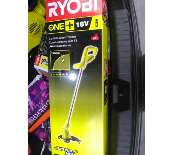 Аккумуляторный триммер Ryobi ONE+ OLT1825M 5133002822 - выгодная цена, отзывы, характеристики, 2 ...