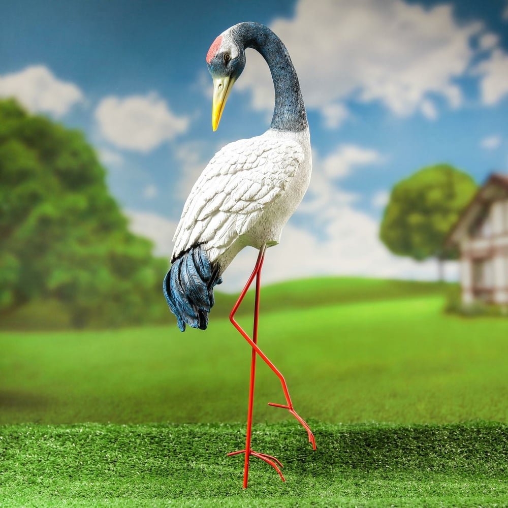 Садовая фигура СИМАЛЕНД Журавль №1 70х15х35 см 2900317 - выгодная цена ...