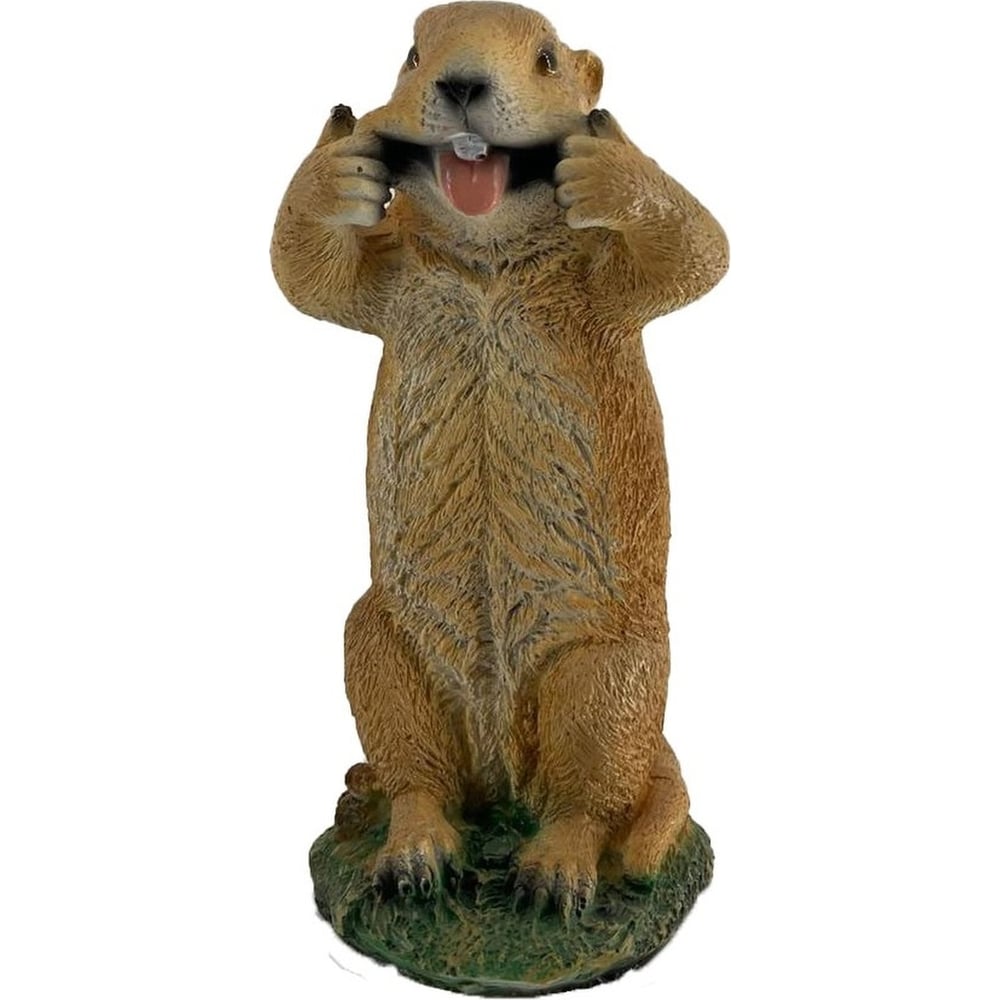 Садовая фигурка ФлораПласт Бурундук показывает язык высота 27 см 067810 ...