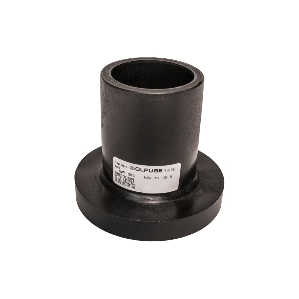 Бурт под фланец OLFUSE длинный pn16 sdr11 pe100 d63, 772216063 ...