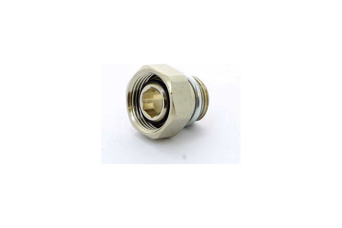 Сгон с накидной гайкой Tiemme 3/4" (с уплотн. кольцом, никель) 3270005 ...